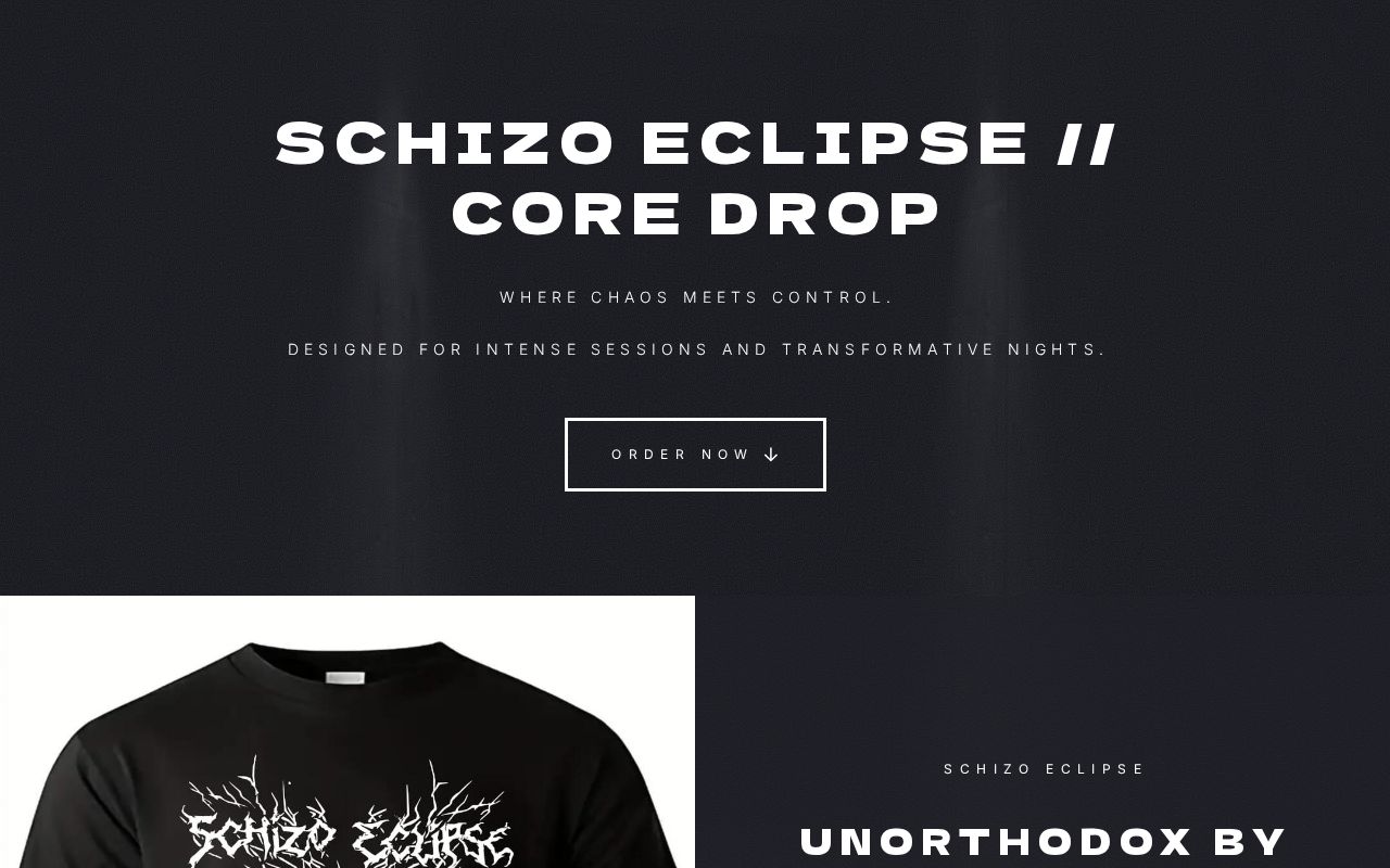 Schizo Eclipse – Gymwear for the Obsessively Disciplined